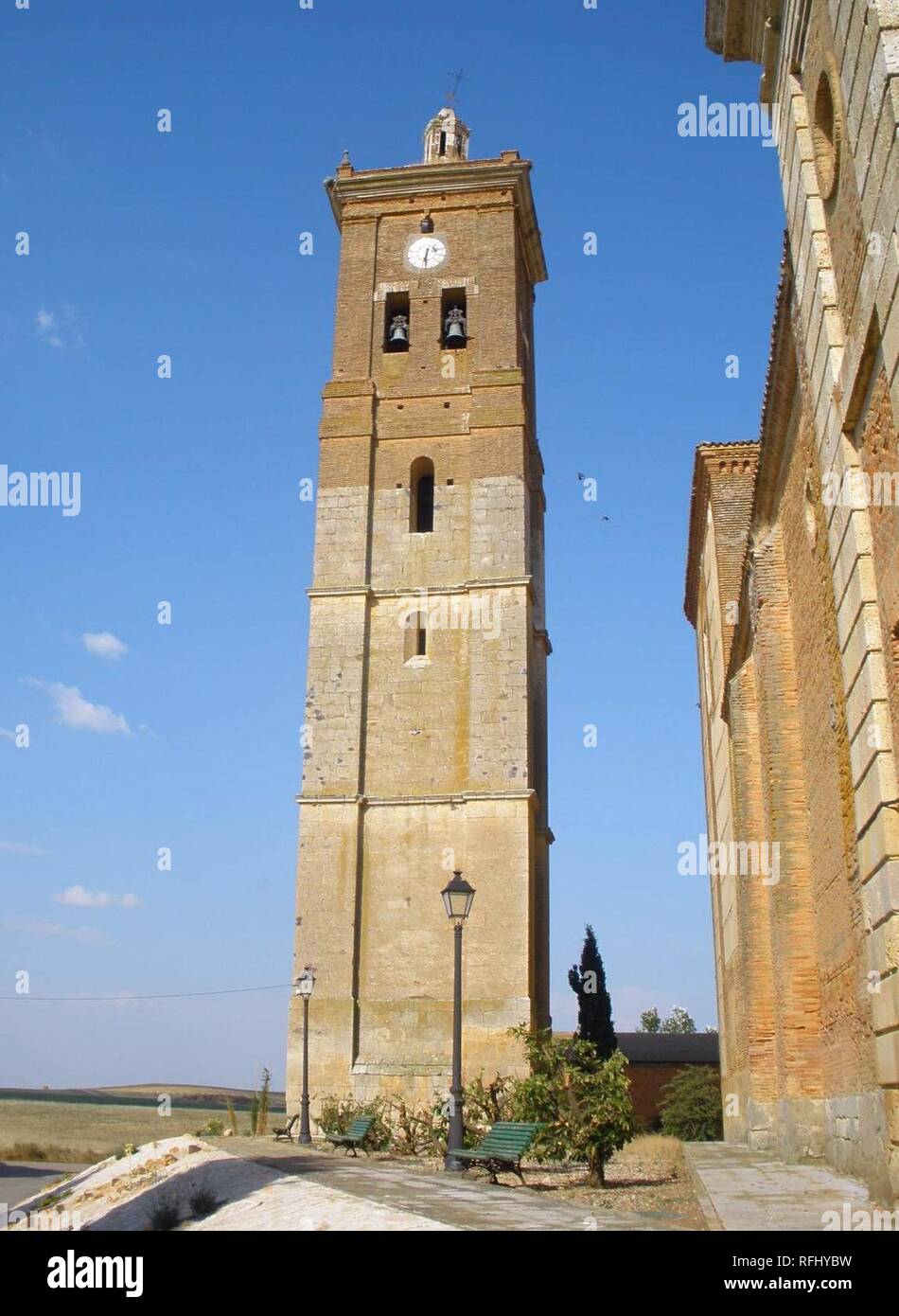 Autillo de Campos - Iglesia de Santa Eufemia 3 Stock Photo - Alamy