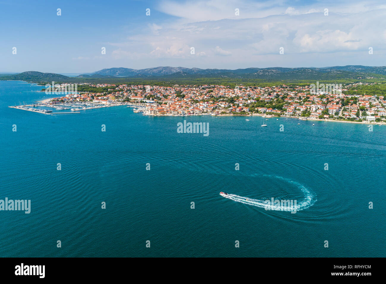 Adriatic town pirovac waterfront hi-res stock photography and images ...
