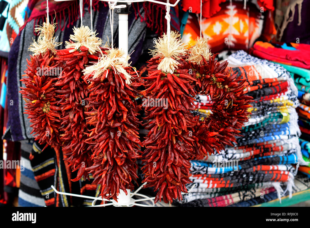 New mexico chile ristras hi-res stock photography and images - Alamy