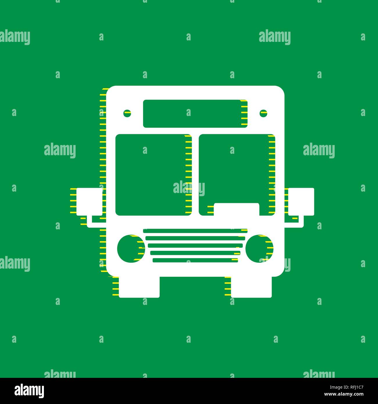 Bus shadow transportation yellow hi-res stock photography and images ...