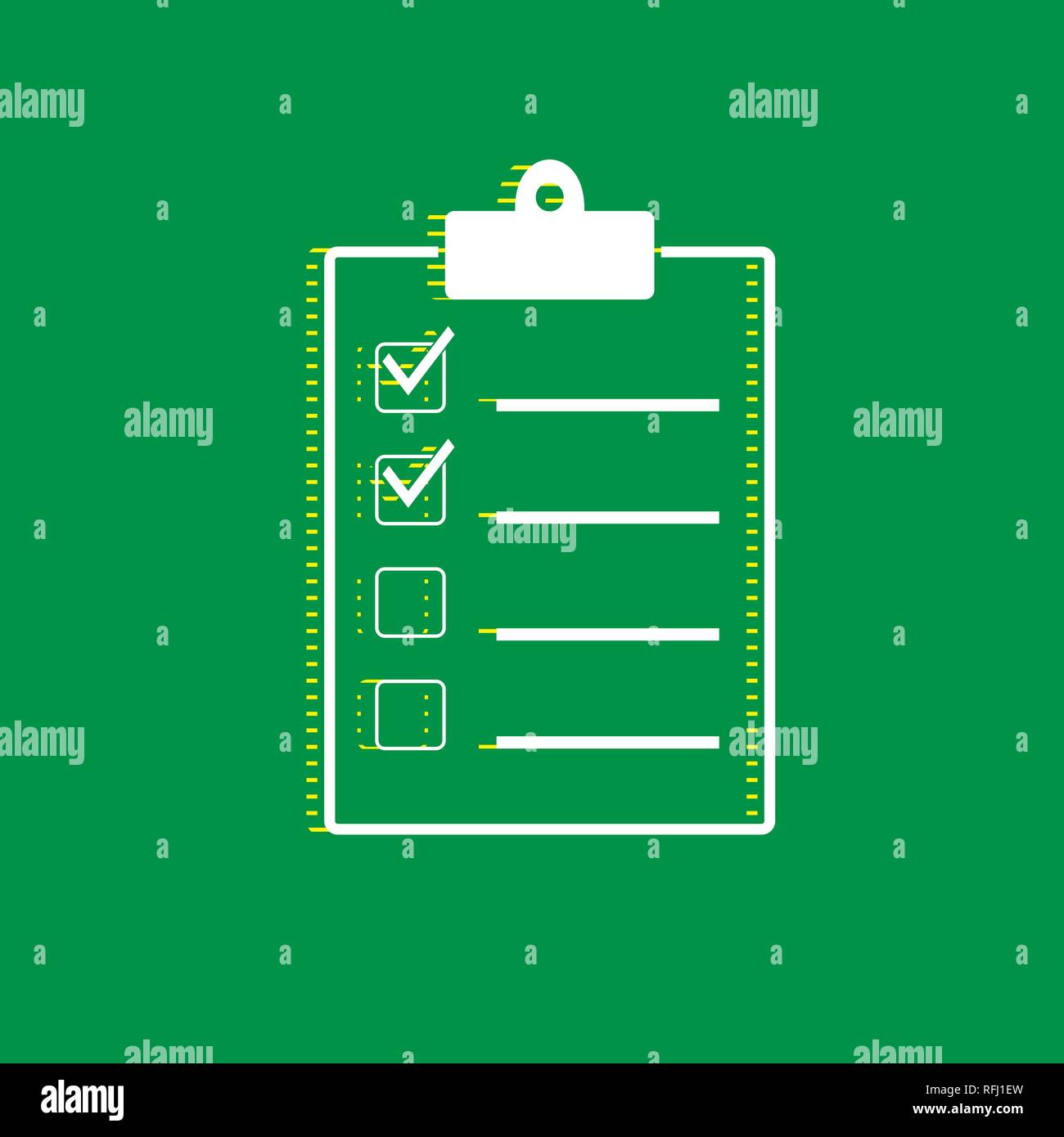 Checklist sign hi-res stock photography and images - Alamy