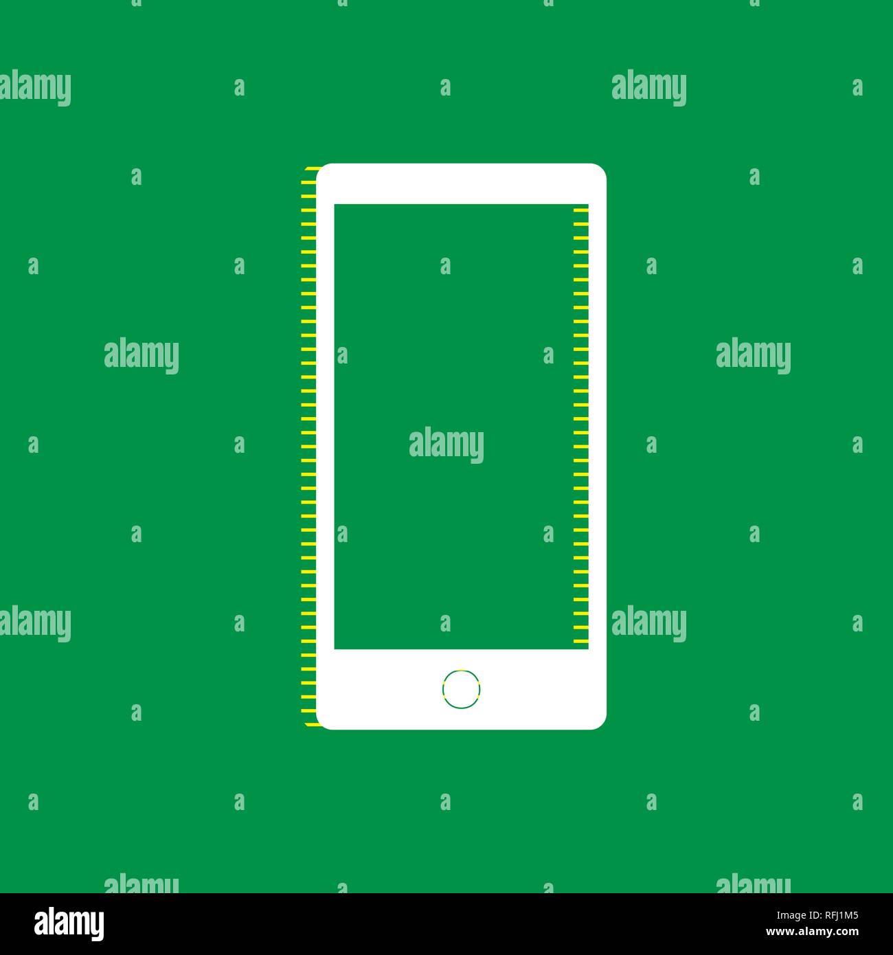 Abstract style modern gadget with blank screen. Template for any ...
