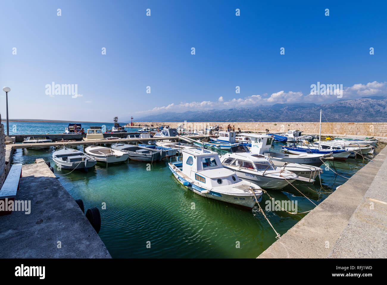 Razanac village harbour hi-res stock photography and images - Alamy