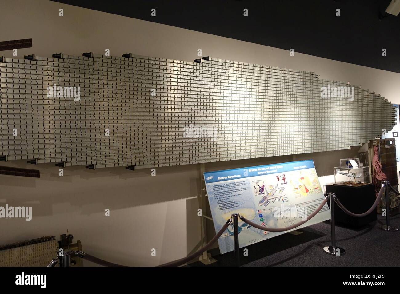 AWACS antenna, Airborne Warning and Control System Stock Photo - Alamy