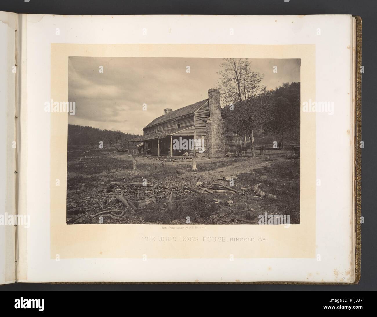 The John Ross House, Ringold, Georgia. Artist: George N. Barnard ...
