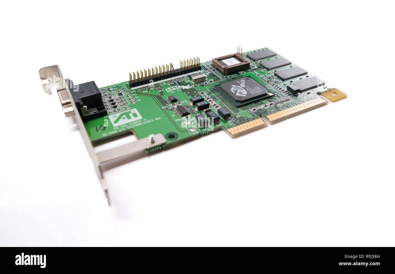 ATI@350nm@Fixed-pipeline@Mach64 GT3U@RAGE PRO TURBO AGP@215R3BUA33 B4J5H 9921VV Taiwan Stock ...