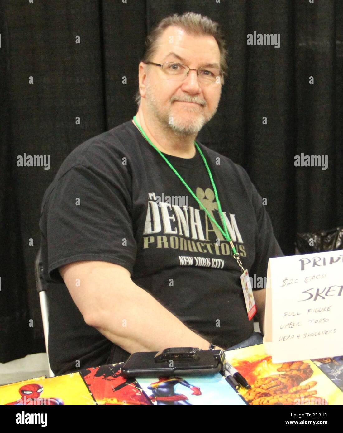 Atlanta Comic Con 2018 - Joe Jusko 2 Stock Photo - Alamy