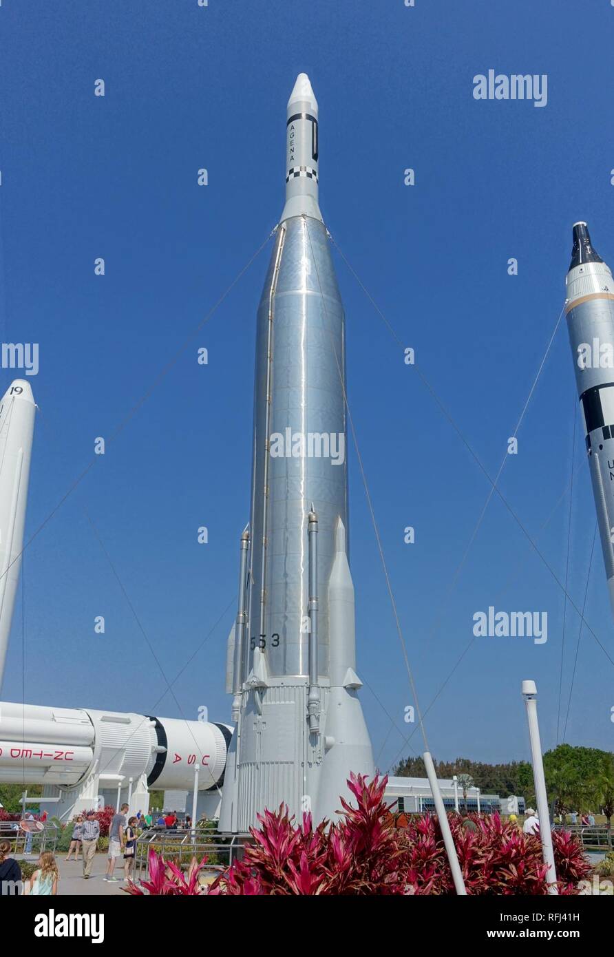 Atlas Agena - Kennedy Space Center - Cape Canaveral, Florida Stock ...