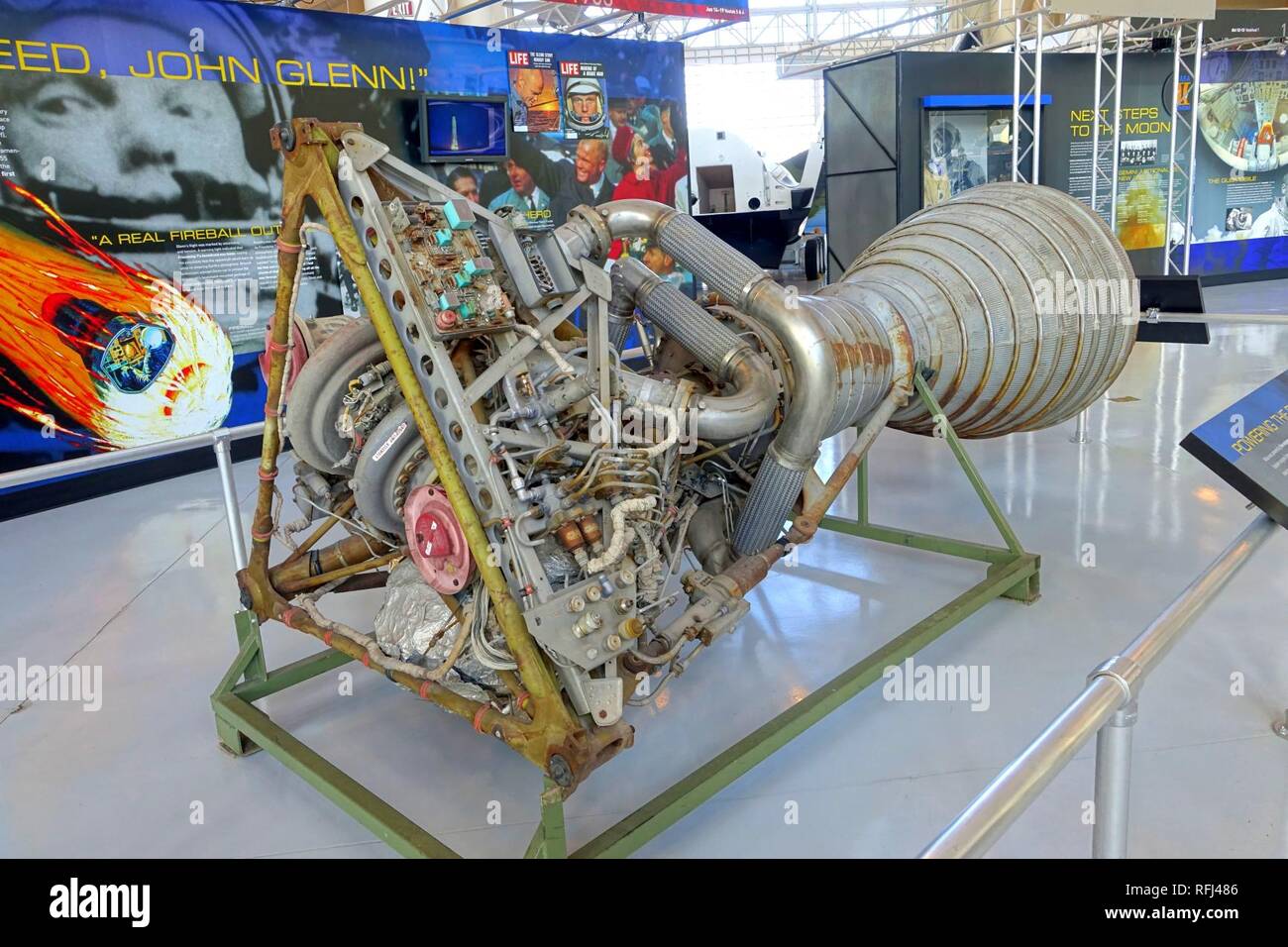 Atlas rocket engine Stock Photo - Alamy