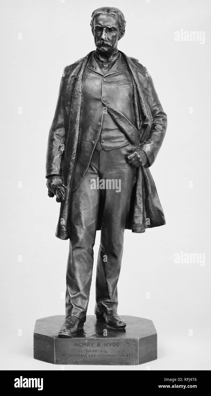 Henry B. Hyde. Artist: John Quincy Adams Ward (American, Urbana, Ohio ...