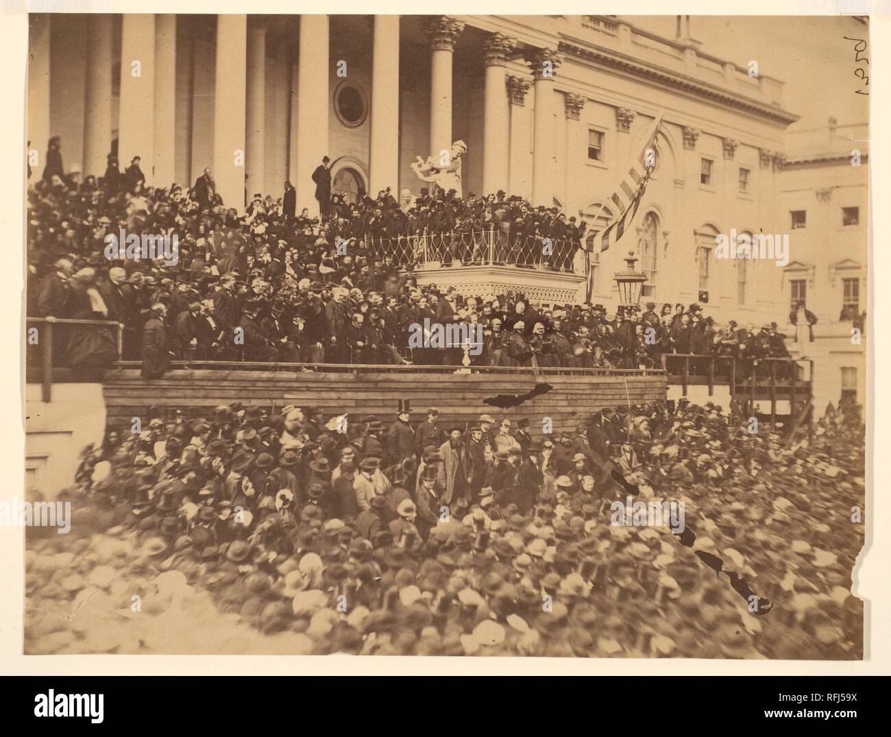 Lincoln Inauguration. Artist: Alexander Gardner (American, Glasgow ...