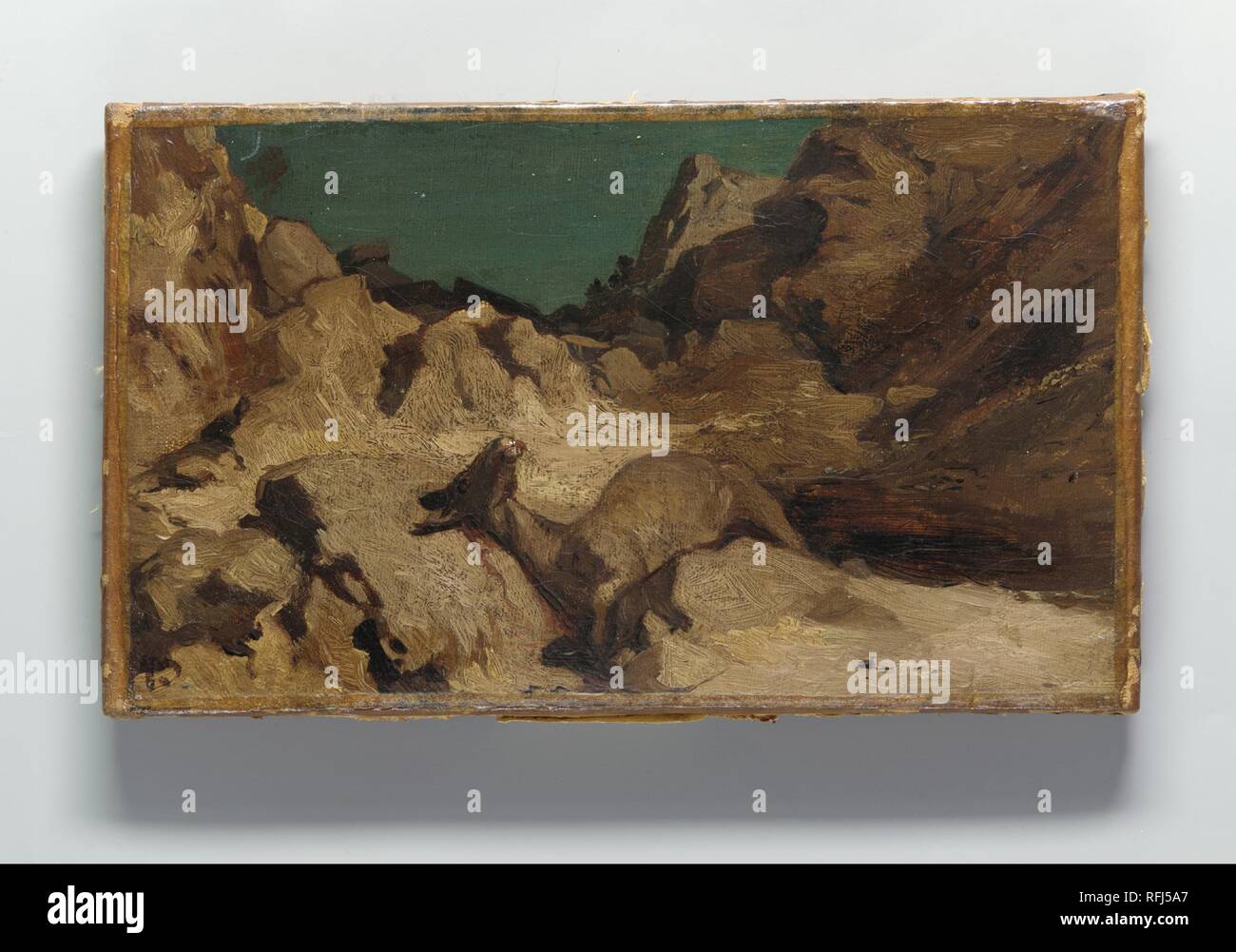 Aesops fable of the miller his son and the donkey hi-res stock ...