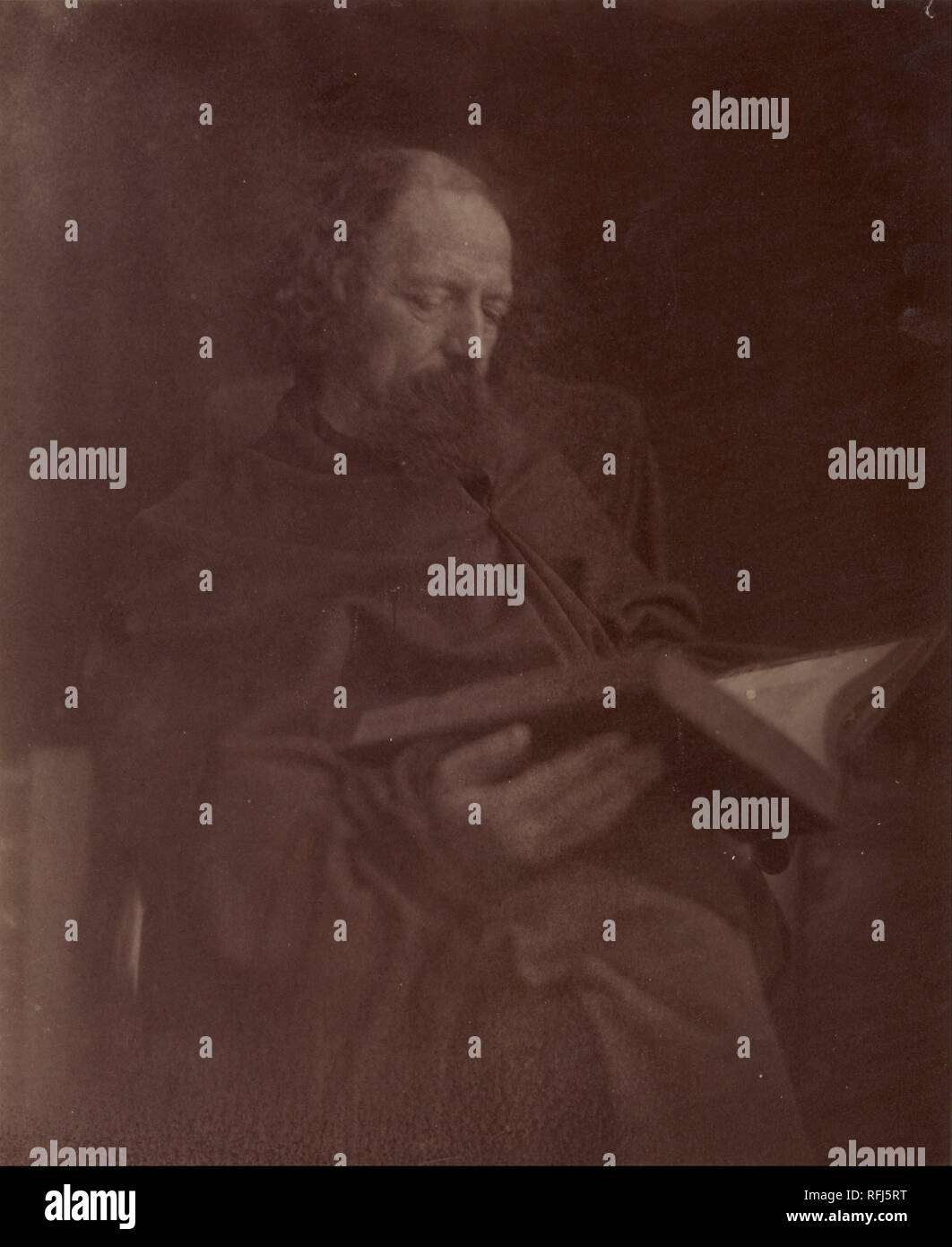 A. Tennyson. Date/Period: 1865. Print. Albumen silver. Height: 260 mm ...