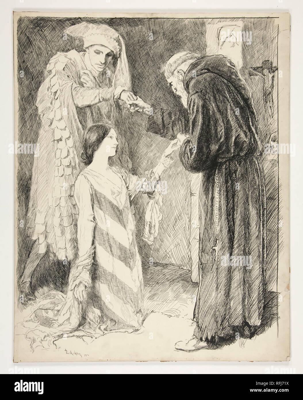 Edwin austin abbey romeo hi-res stock photography and images - Alamy