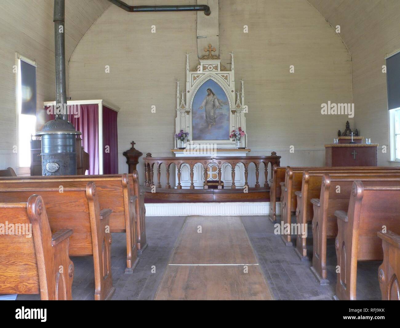 Lutheran church interior hi-res stock photography and images - Alamy