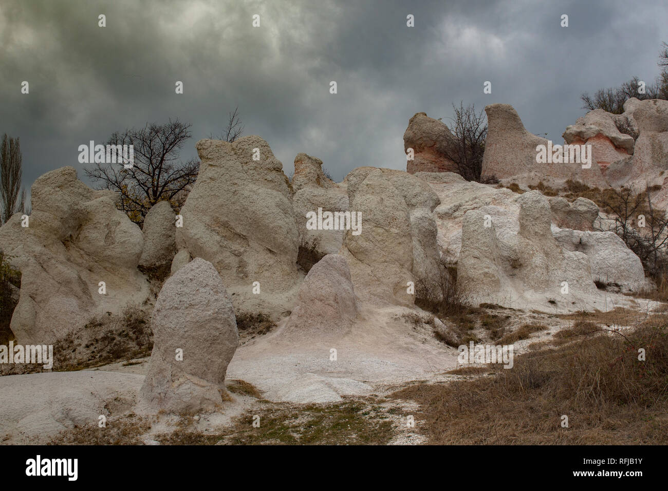 Dramatic landscape of the unique landmark "Stone Wedding" - one of the ...