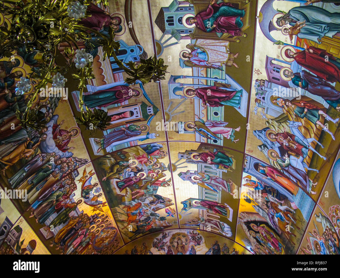 Greek orthodox ceiling hi-res stock photography and images - Alamy