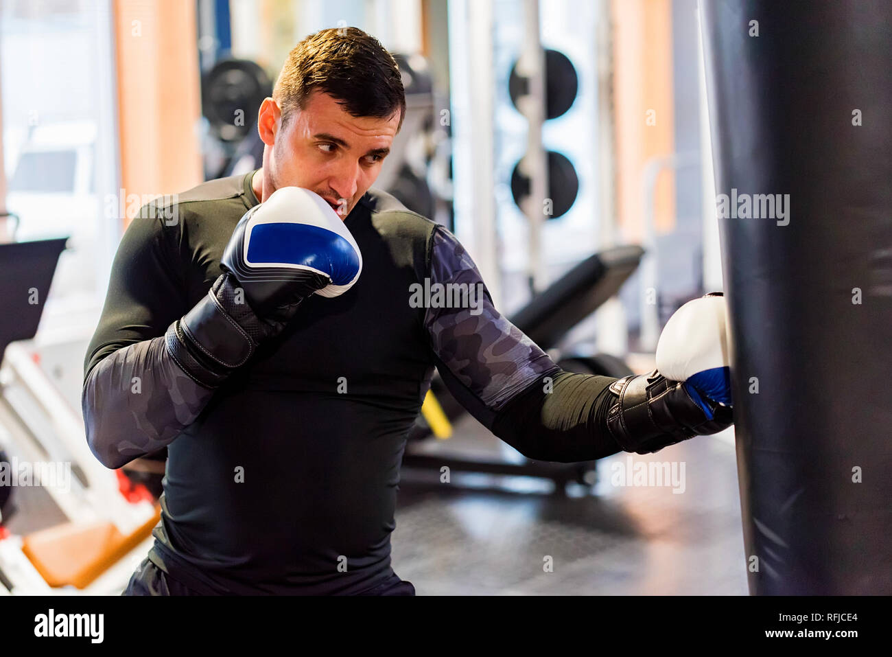 Boxing sport uppercut hi-res stock photography and images - Alamy