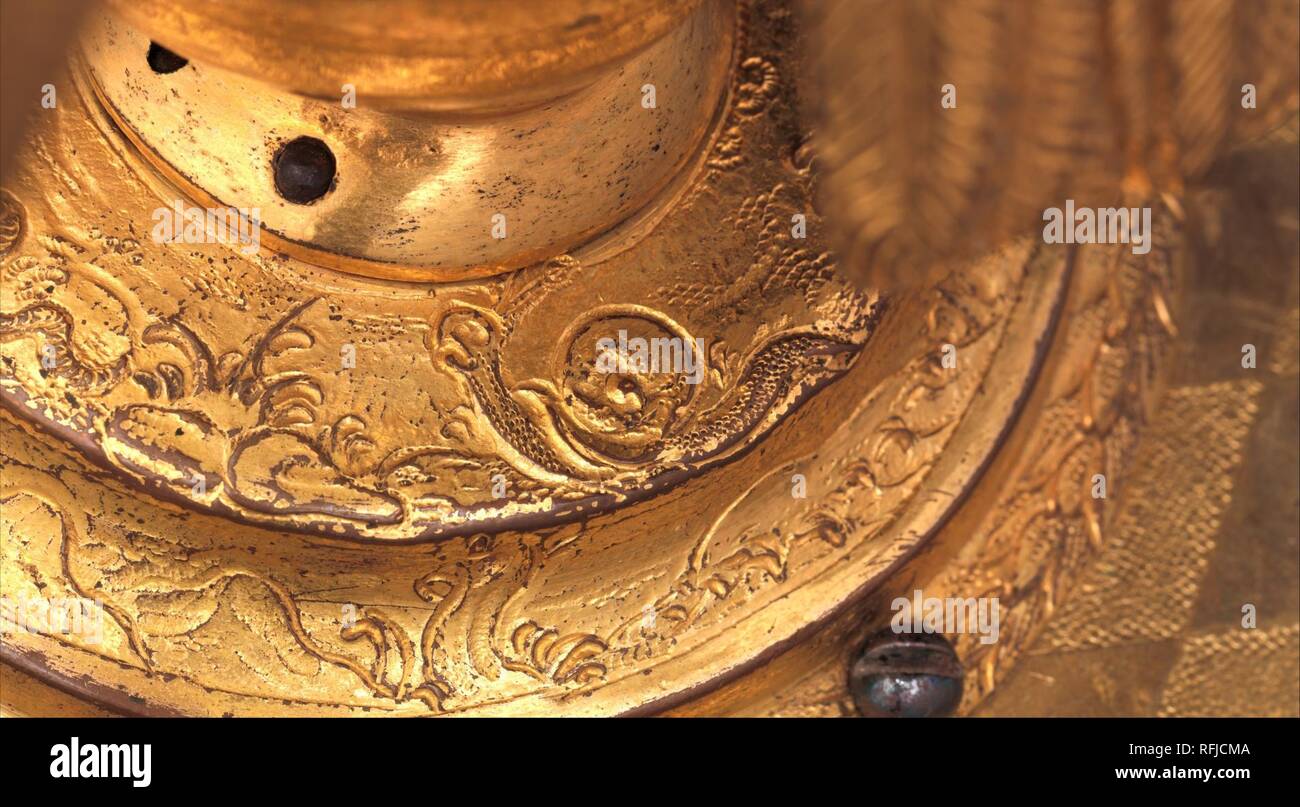 Automaton clock in the form of an eagle MET DP347616 Stock Photo - Alamy