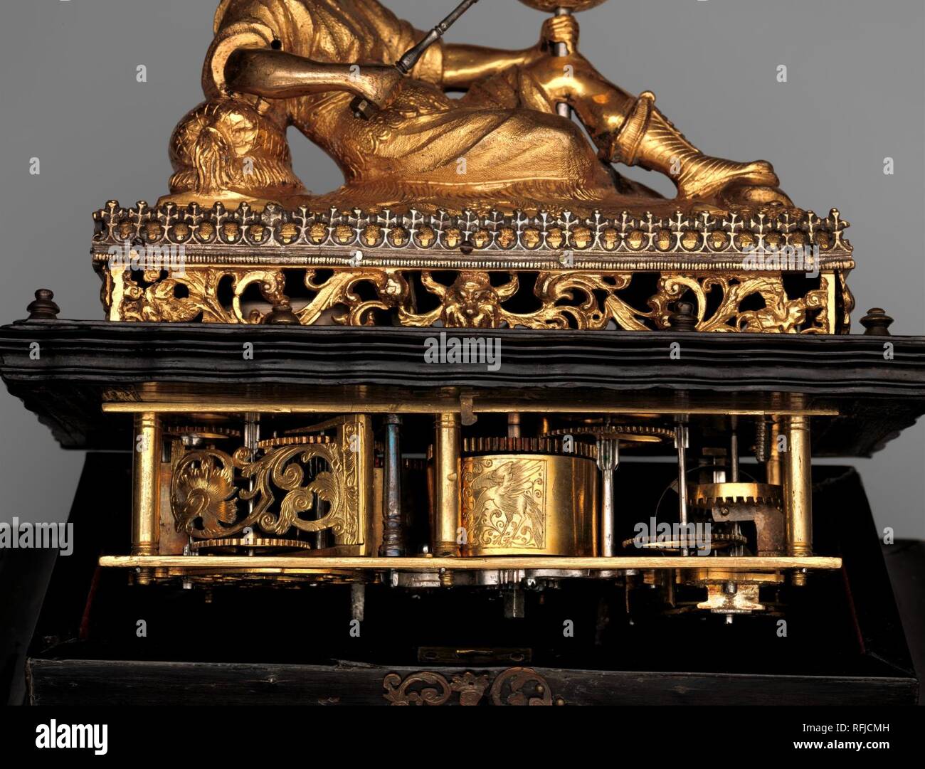 Automaton clock in the form of Urania, Muse of Astronomy MET DP351754 ...