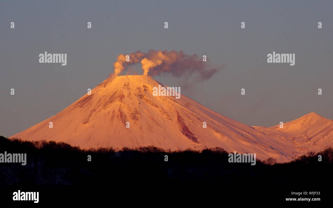 Avachinsky Volcano in Kamchatka in Russia - 2787374 Stock Photo - Alamy