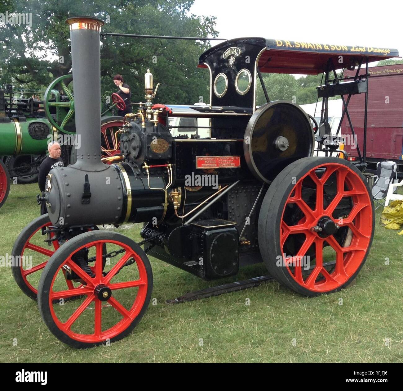 Aveling & Porter traction engine 'Dougal' (15287173929 Stock Photo - Alamy