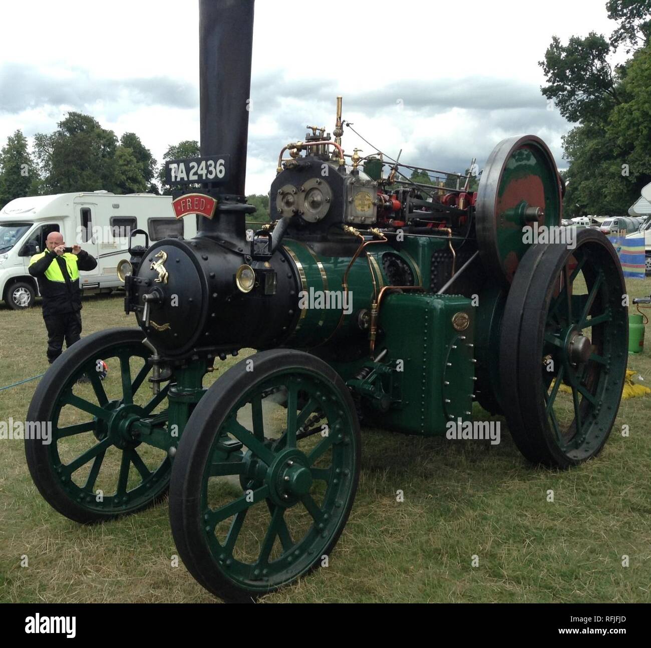 Aveling & Porter traction engine 'Fred' (15287361130 Stock Photo - Alamy