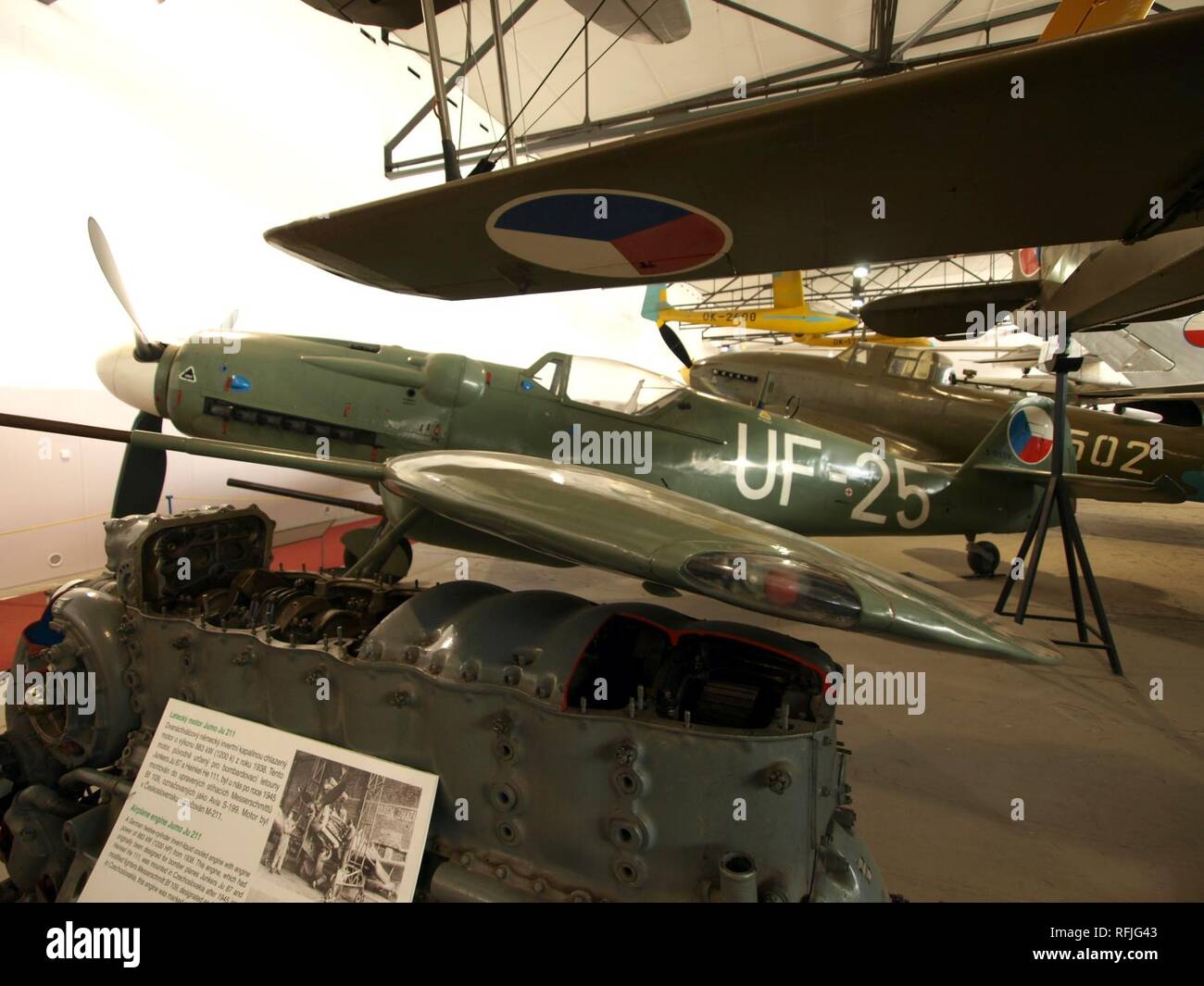 Avia S-199 (Czech version Messerschmitt Bf 109G) (UF 25) pic1 Stock ...