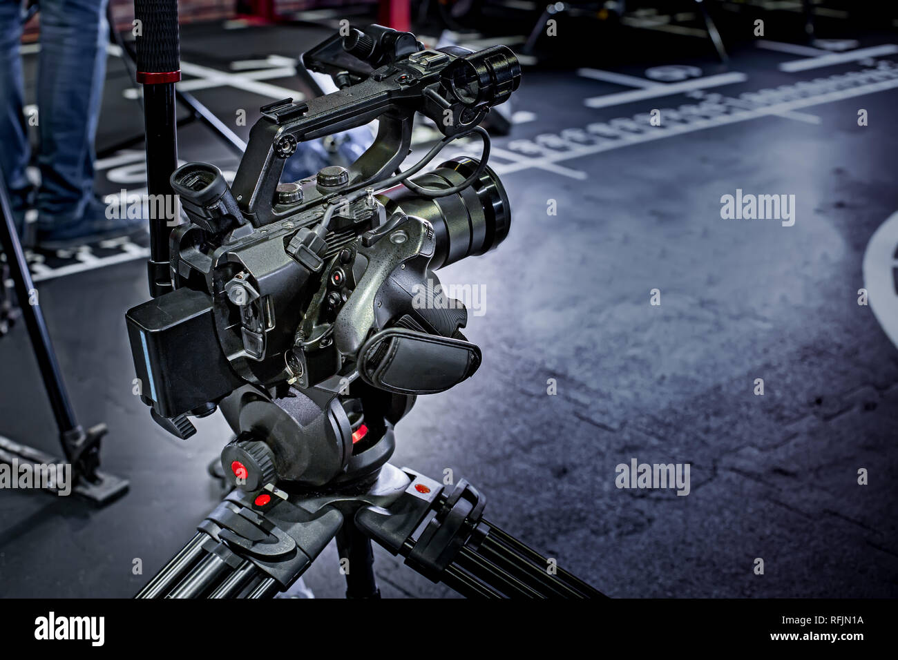 The television cameras film action hi-res stock photography and images ...
