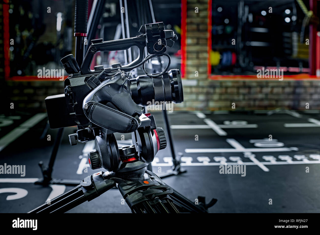 Tv cameras bright lights hi-res stock photography and images - Alamy