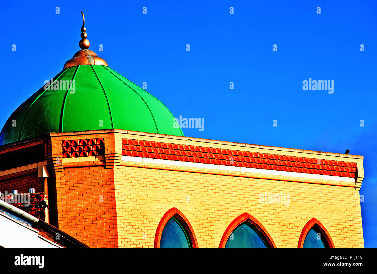 Mosque, Westbourne Street, Stockton on Tees, Cleveland, England Stock ...