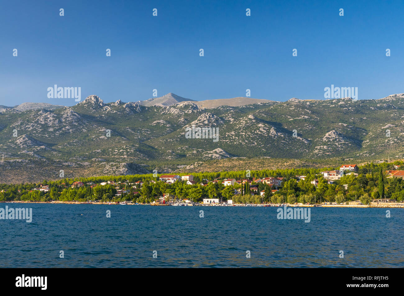 Rovanjska, under the mountain Velebit Stock Photo - Alamy