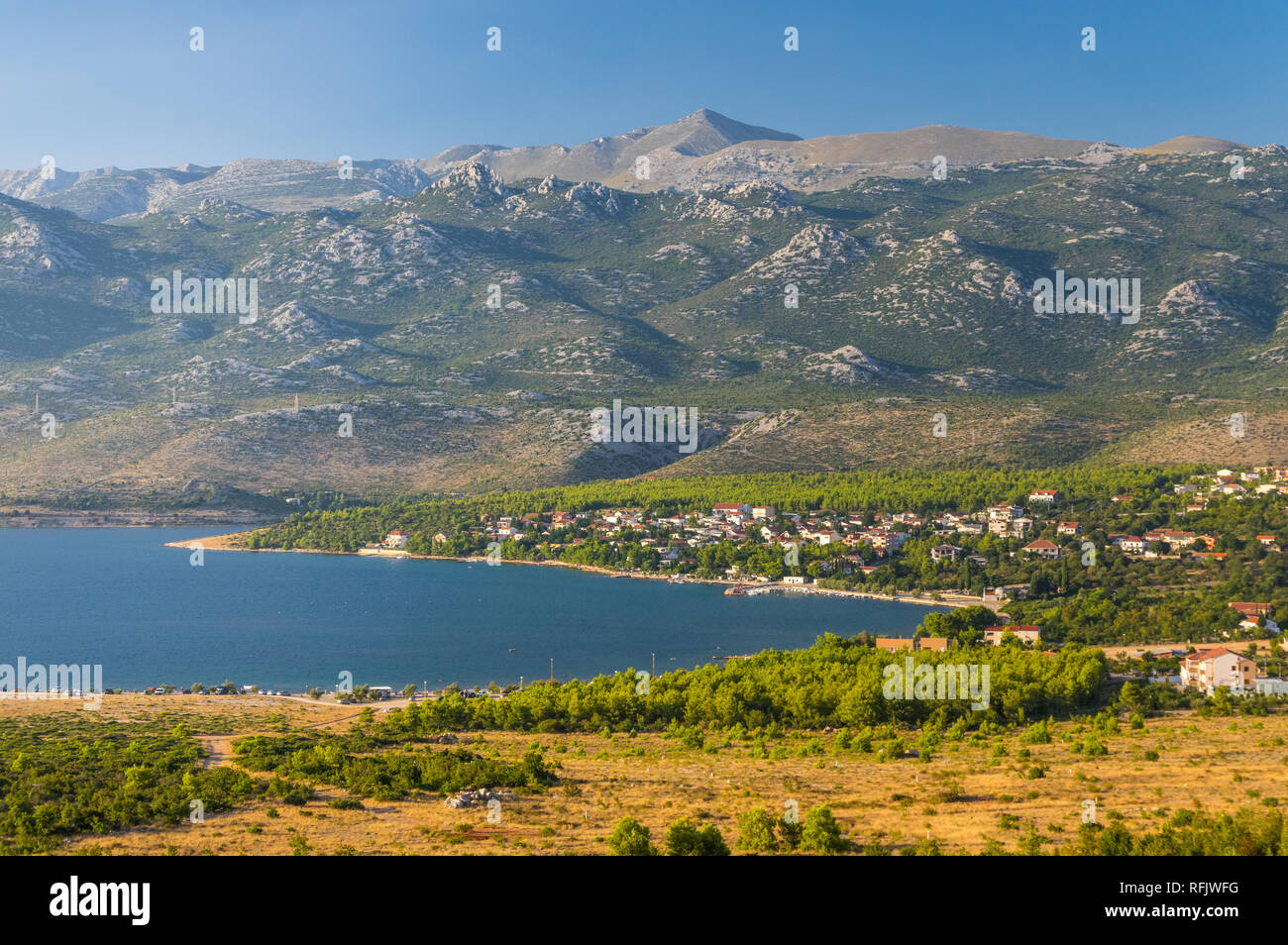 Rovanjska, under the mountain Velebit Stock Photo - Alamy