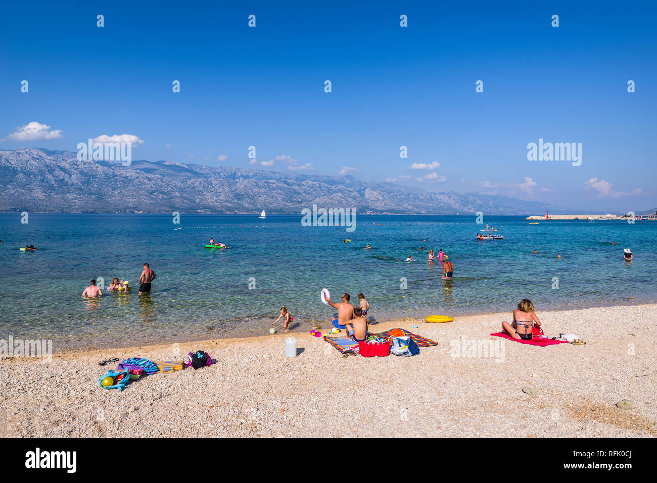 Razanac village harbour hi-res stock photography and images - Alamy