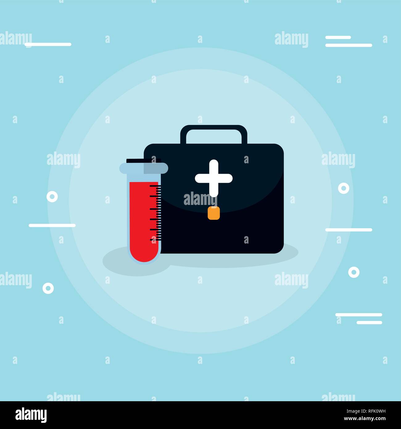 Test kit box Stock Vector Images - Alamy