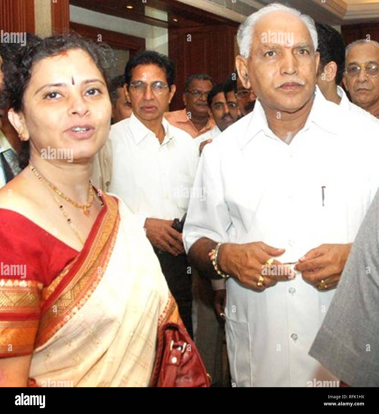 B. S. Yeddyurappa & Minister Stock Photo - Alamy