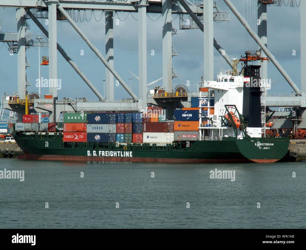 B.G. Rotterdam in the Amazone harbour 29-Apr-2006 Stock Photo - Alamy