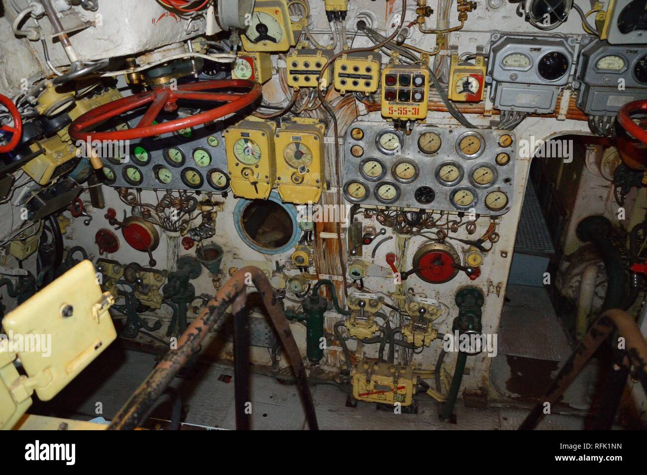 B-21 russian submarine measuring instruments Stock Photo - Alamy