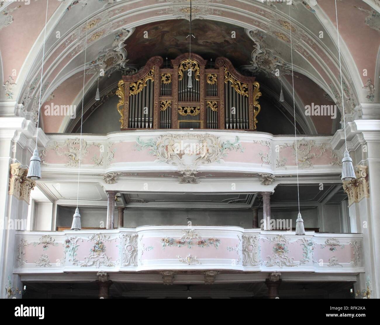 Bad Aibling Maria Himmelfahrt Orgel Stock Photo - Alamy