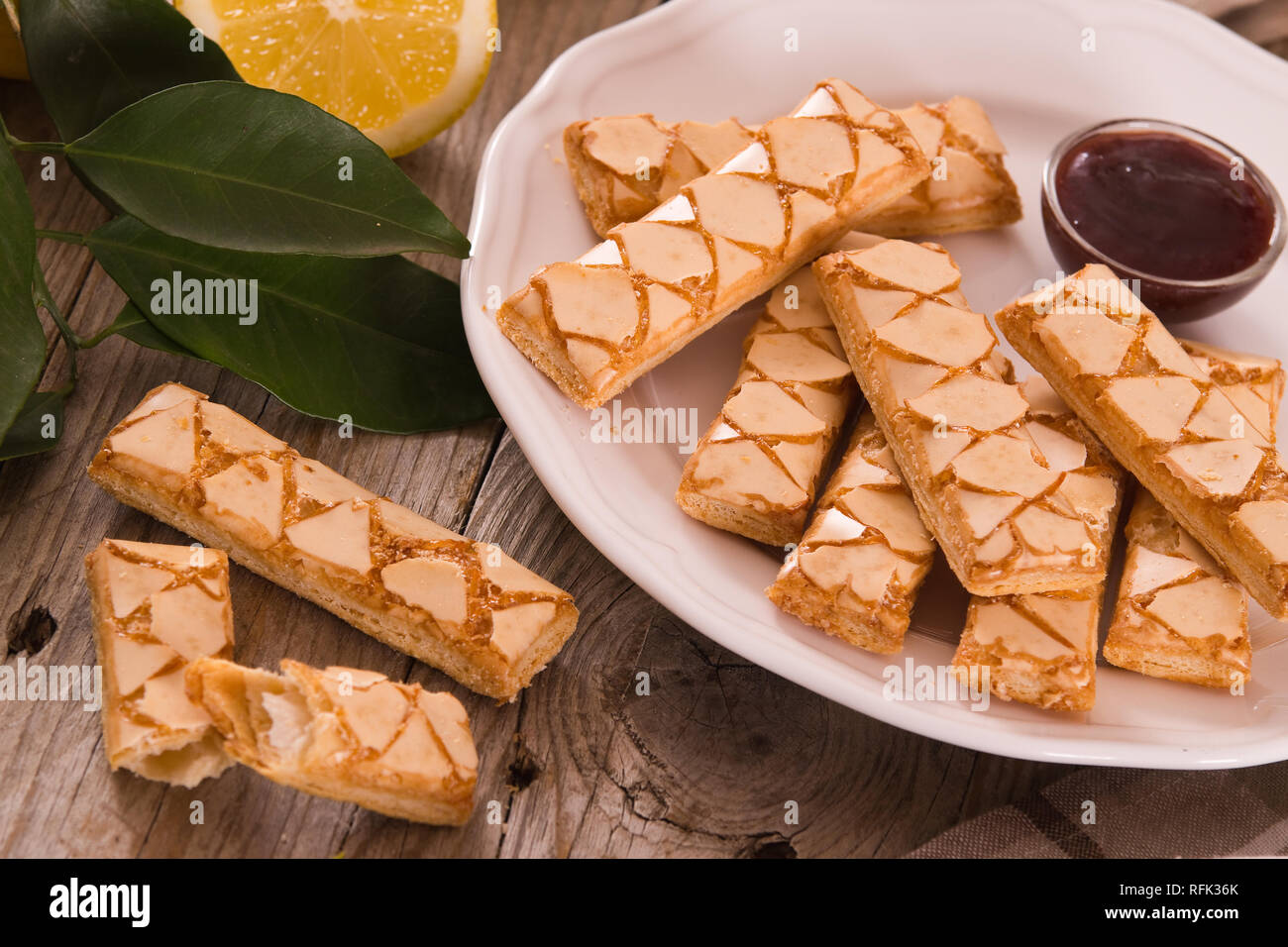 Puff pastry cookies Stock Photo - Alamy