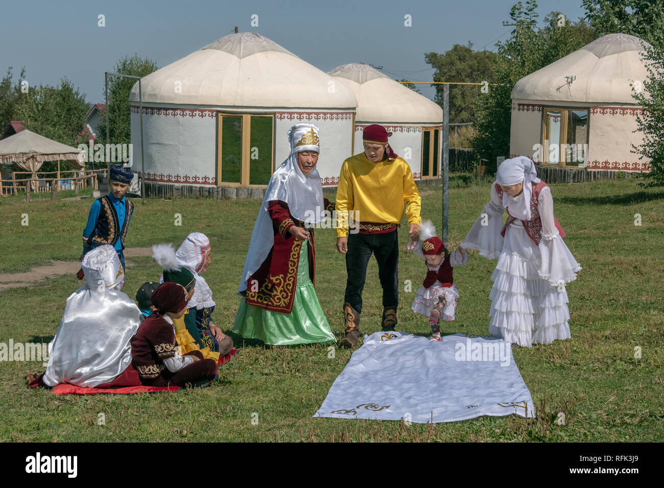 'Tusau Kesu' ceremony (cutting the rope) the first step with family in ...
