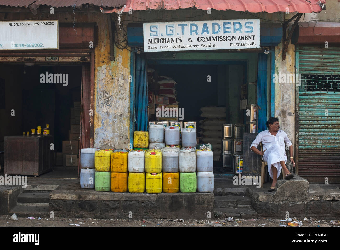 traders store, Kochi, Kerala, India Stock Photo - Alamy