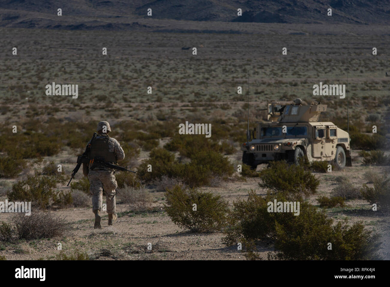 A U.S. Marine with Combat Logistics Battalion-6, Marine Air-Ground Task ...
