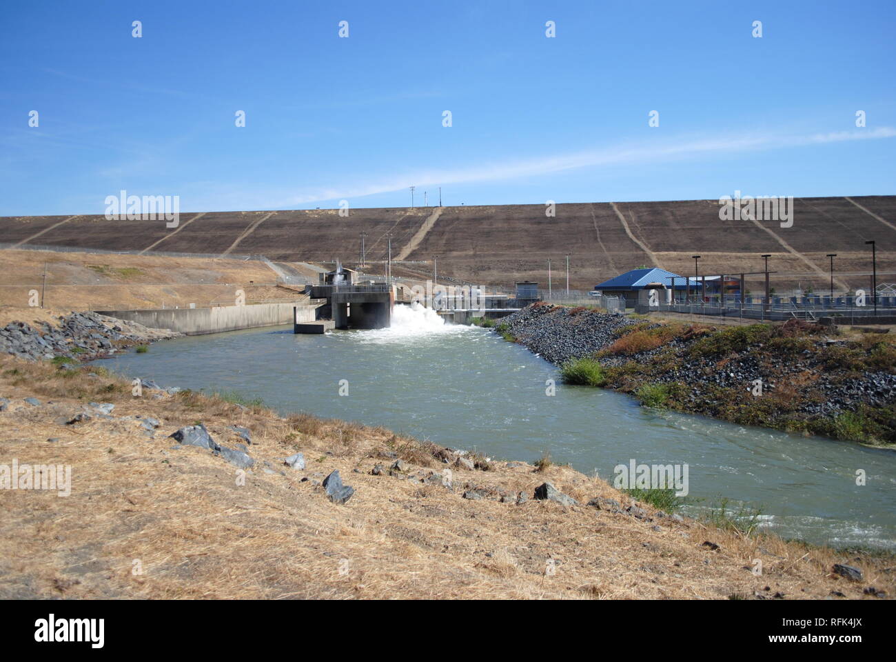 Water release at Lake Mendocino, the pilot reservoir for the Forecast ...