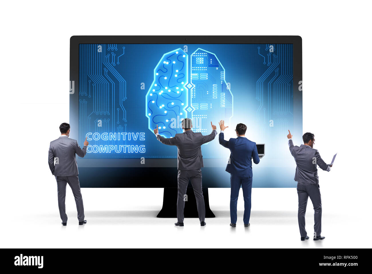 Cognitive computing concept as modern technology Stock Photo - Alamy