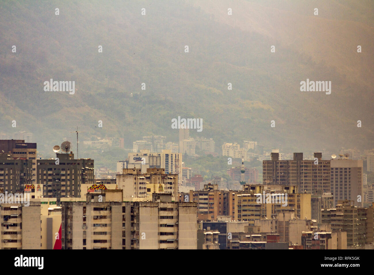 View of Caracas city Caracas Venezuela Stock Photo - Alamy