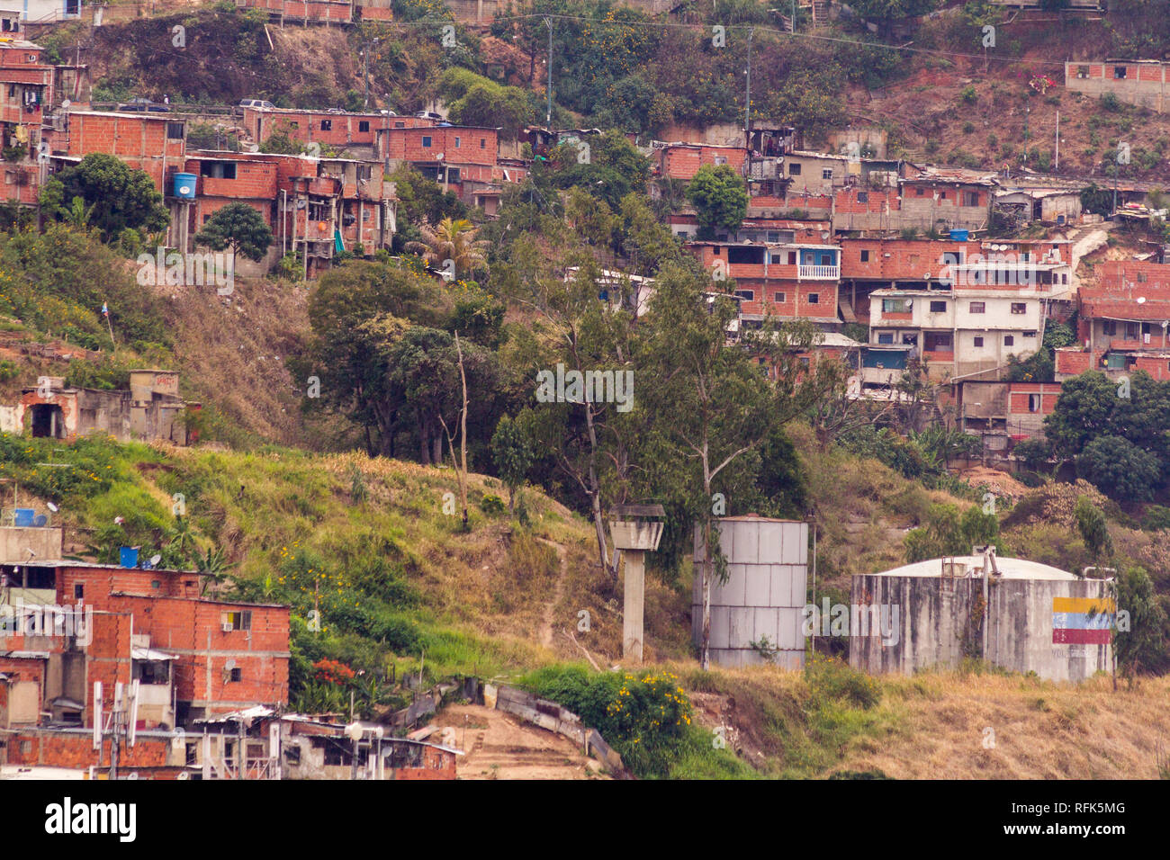 Artigas and Guarataro Slums Caracas Venezuela Stock Photo - Alamy