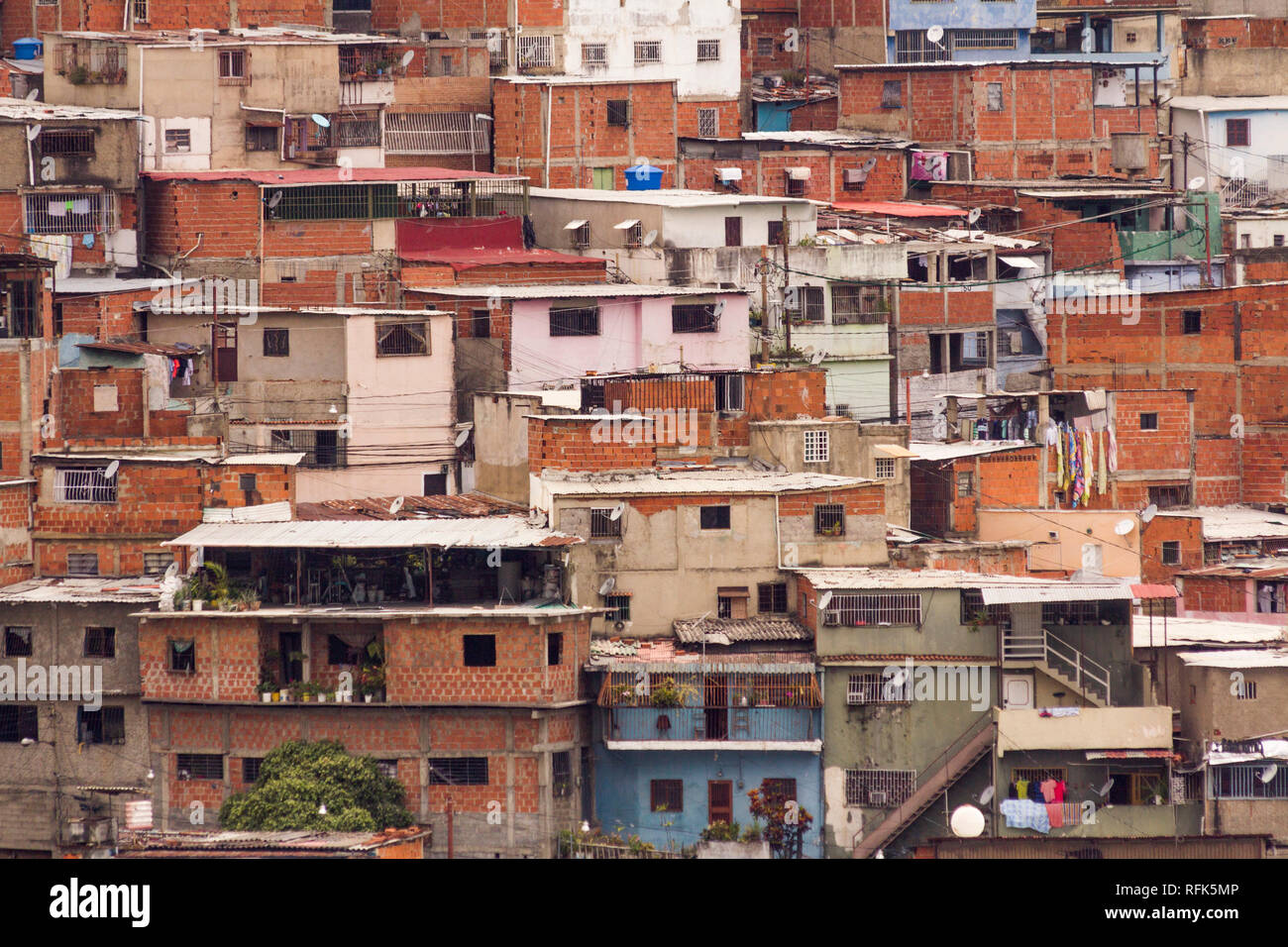 Artigas and Guarataro Slums Caracas Venezuela Stock Photo - Alamy