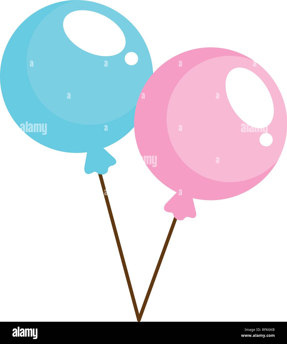 Balloons Helium Floating Icon Stock Vector Image And Art Alamy