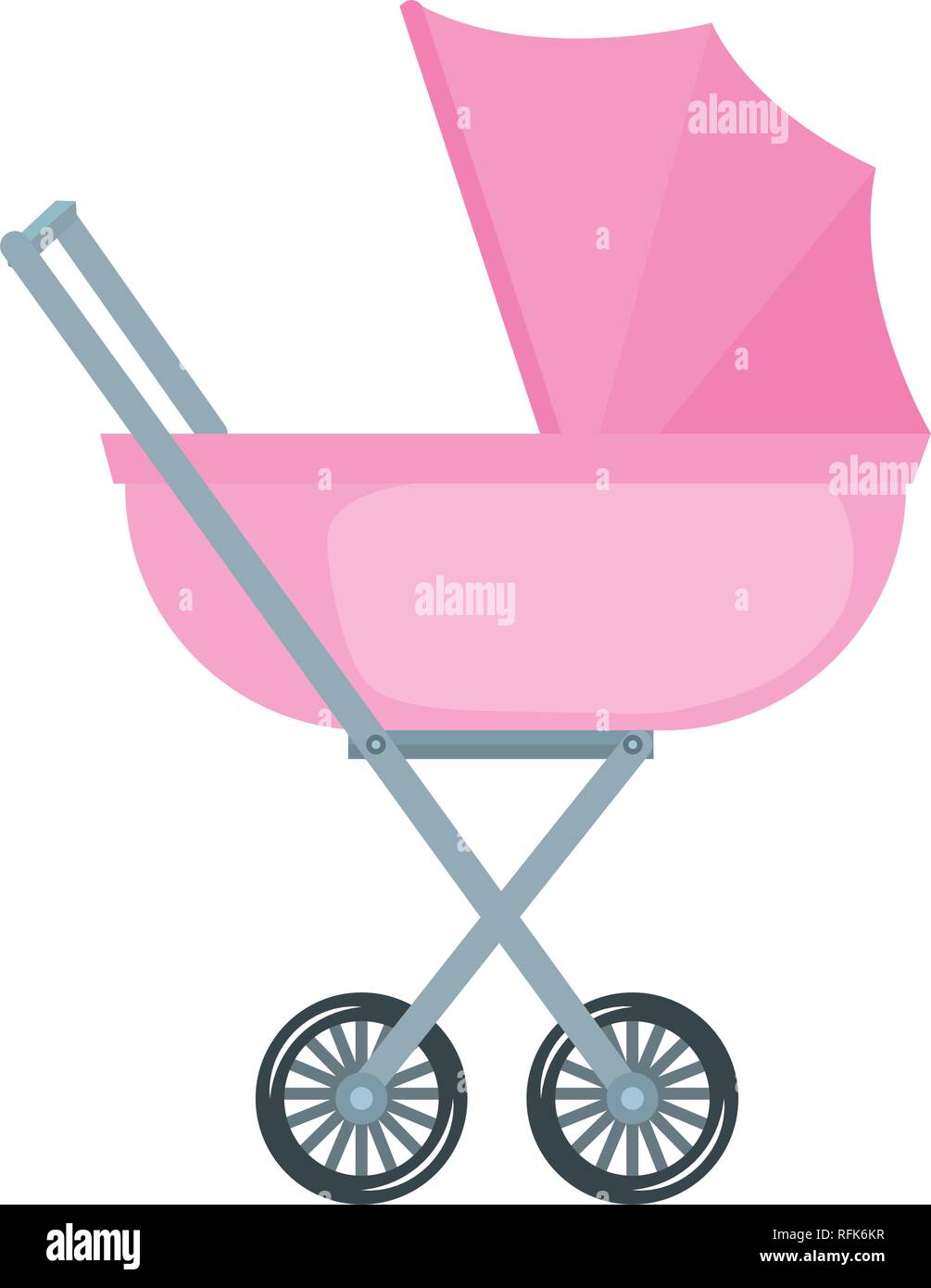 Baby wagon Stock Vector Images - Alamy